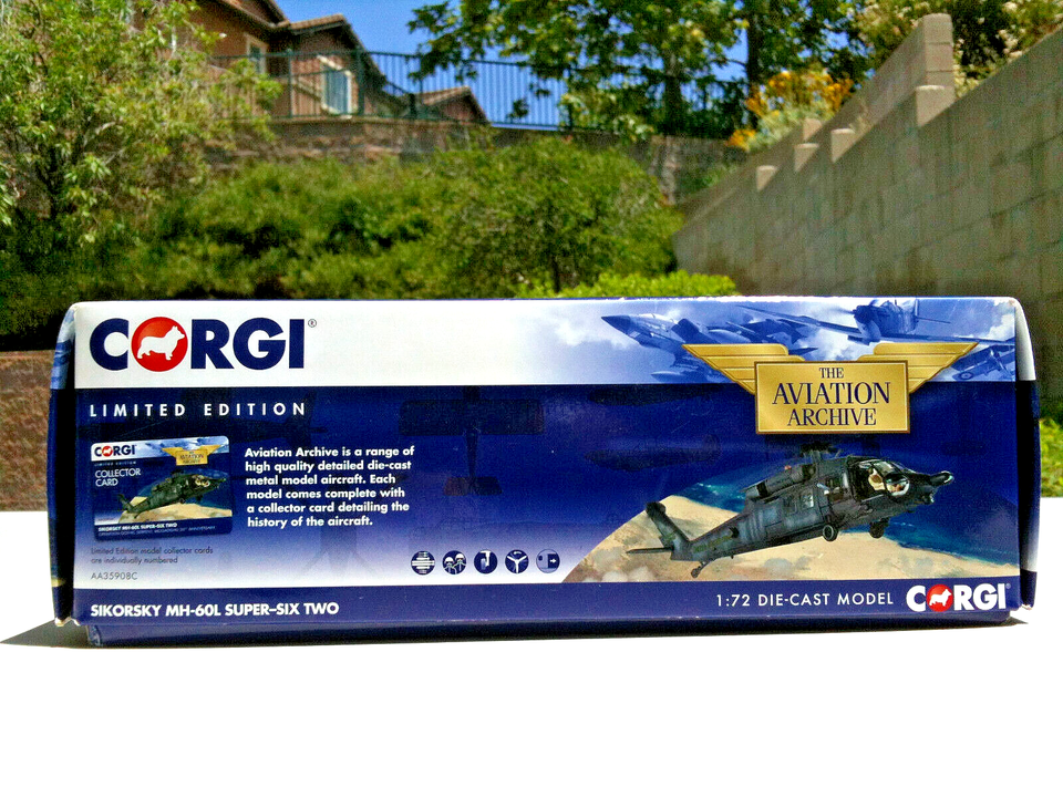 Corgi UH-60 Black Hawk Helicopter US Army Ops Gothic Serpent "Super Six ...