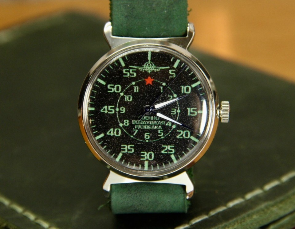 Soviet watch Pobeda Pilot Laco Vintage Mens Wrist watch Ukrainian watch ...