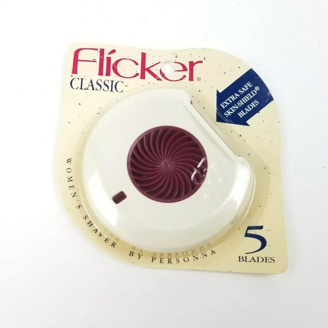 Vintage Personna Women's Flicker Classic Shaver Razor 5 Blades G8 for ...