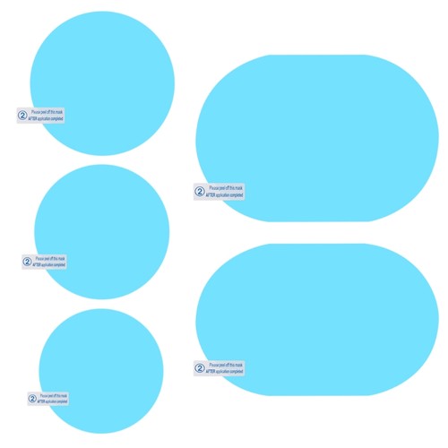 Auto Rear View Mirror Protective Anti Fog Car Mirror Window Clear Anti ...