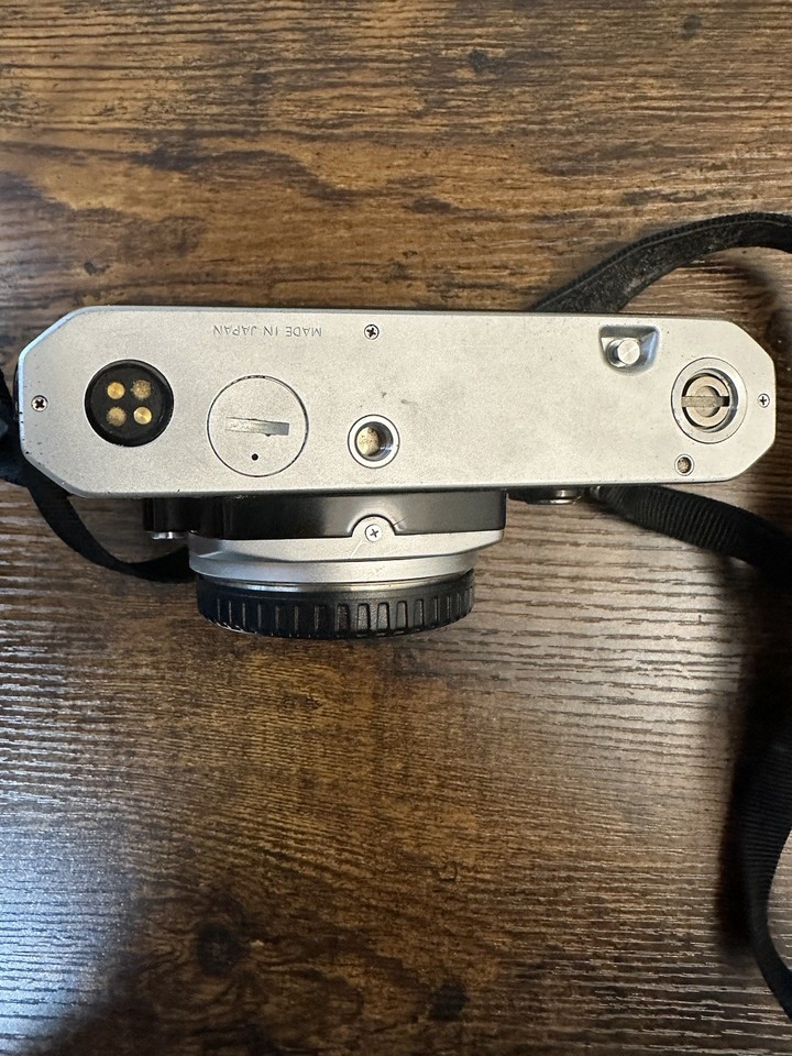 Nikon FE 35mm SLR Film Camera Body, Chrome for parts or repair | eBay