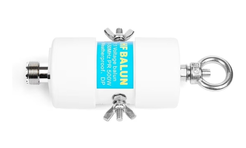 Femei 1-50MHz 500Watt HF Balun DIY Waterproof Antenna Balun 1:1 Voltage ...