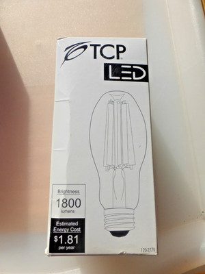 TCP ED17 Filament Bulb 1800LM 15W =70W E26 Medium Base 120-277V ...