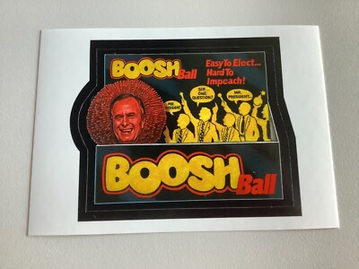 2008 GEORGE BUSH BOOSH BALL LOST WACKY PACKAGES SERIES 2 LW2 PARODY ...