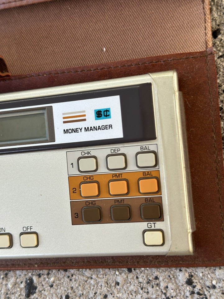 Canon Checkbook | Money Manager Calculator LCD Vintage | Untested | eBay