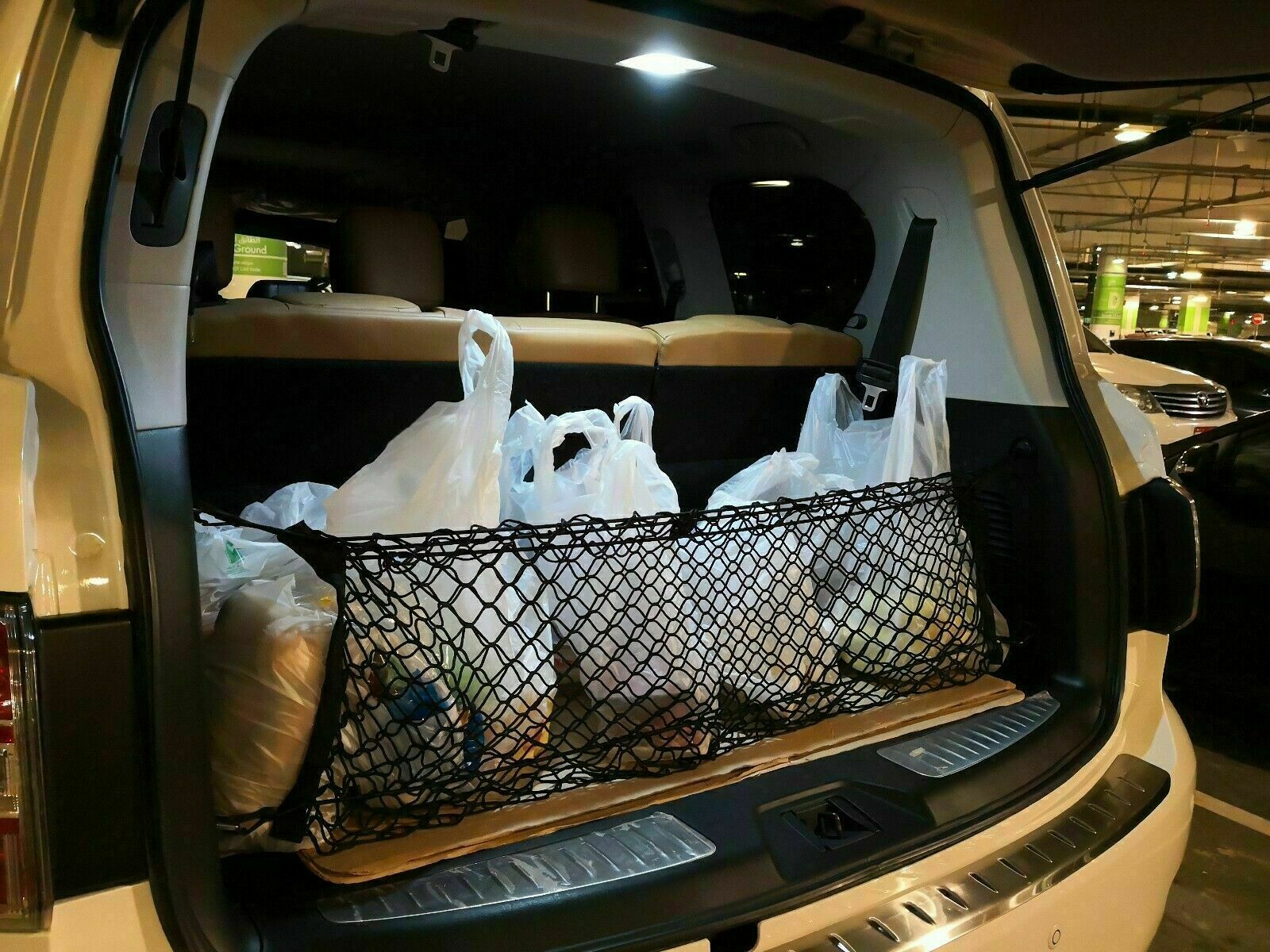 Rear Trunk Envelope Mesh Organizer Cargo Net for INFINITI QX56 QX80 ...