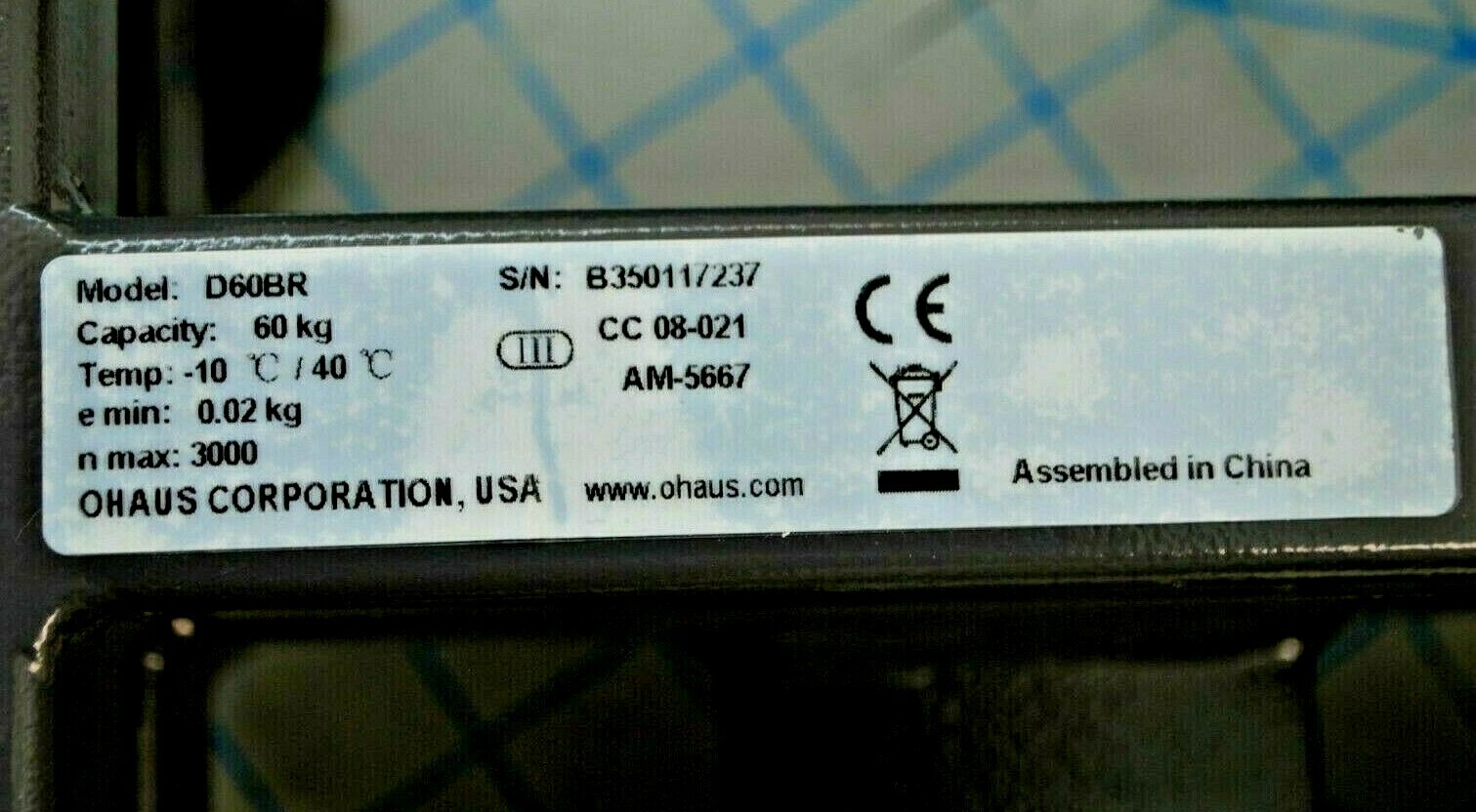 D31P60BR / DEFENDER 3000 T31P BENCH SCALE METTLER TOLEDO MT1241 D60BR ...