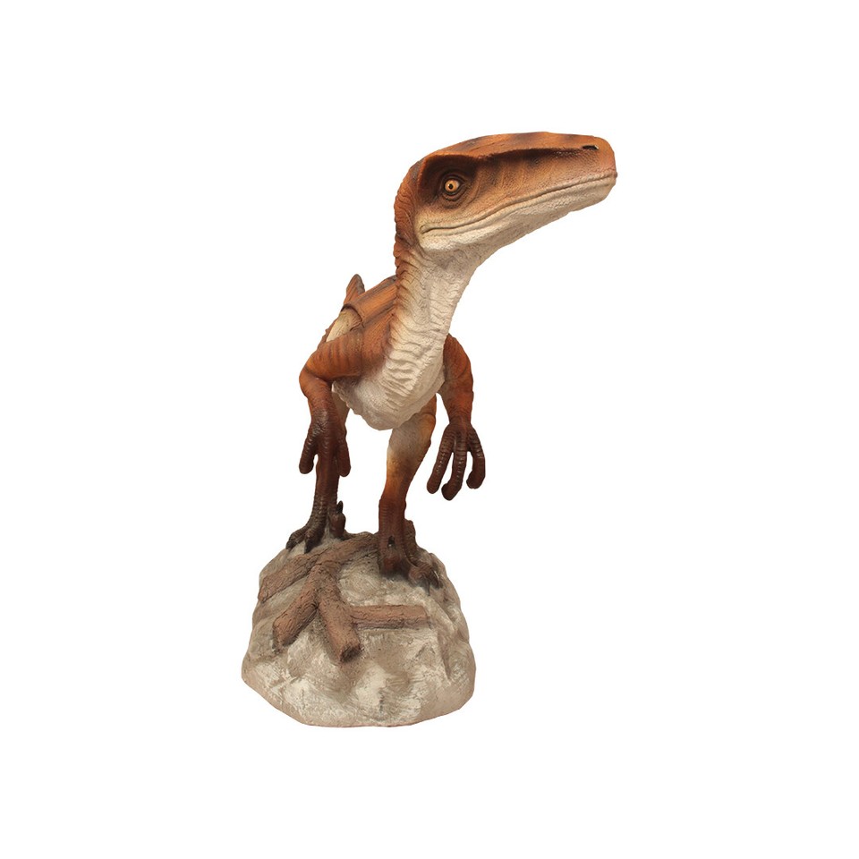 Raptor Dinosaur - Large Life Size Statue - Jurassic Dino - Indoor ...