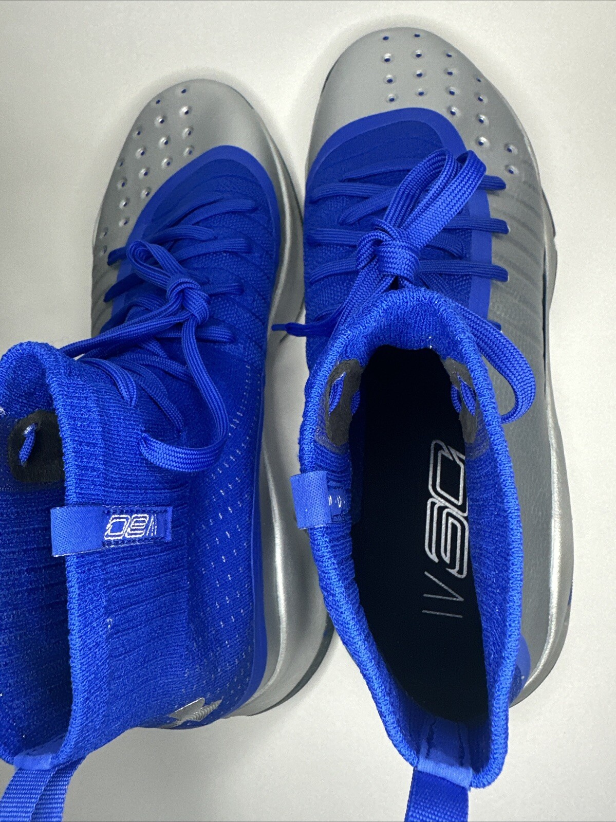 Rare Under Armour Curry 4 Steph Royal Blue Metallic 1298306-403 Men’s ...