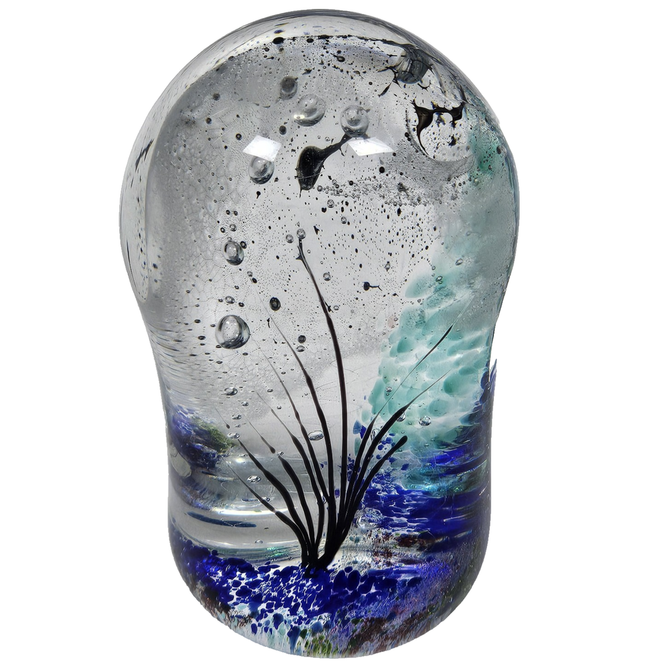 Jonathan Winfisky Vintage 1993 Signed Ocean Aquarium Art Glass ...