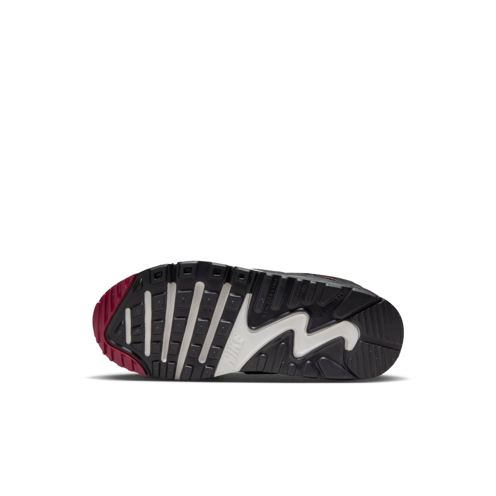 [CD6867-022] Preschool Nike AIR MAX 90 LTR 'ANTHRACITE TEAM RED (PS ...