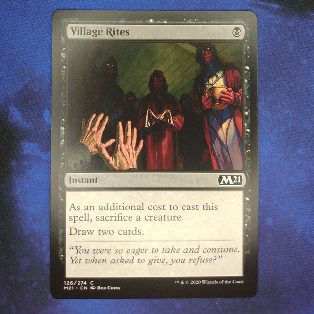 MTG Village Rites Core Set 2021 126/274 Regular Common for sale online ...