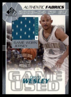 2003-04 SP Authentic Fabrics David Wesley Cleveland Cavaliers #DW-J | eBay