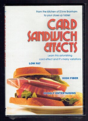 Card Sandwich Effects by Steve Branham & Mak Magic - New Magic DVD | eBay