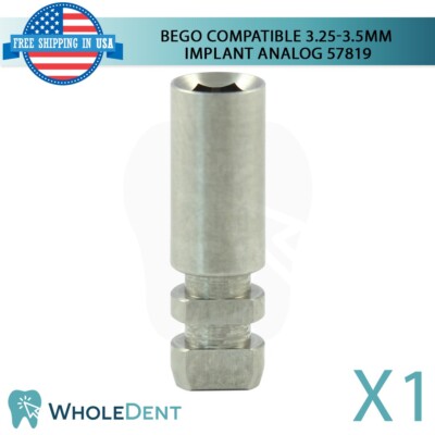 1X Analog For Bego® Compatible 3.25mm - 3.5mm Dental Replica Instrument ...