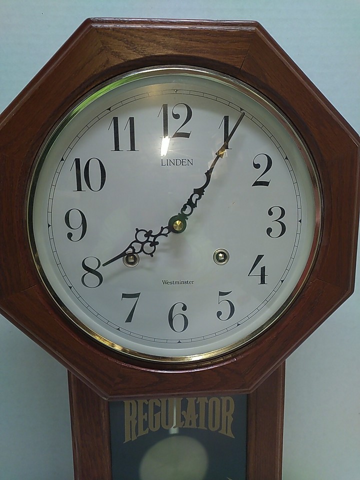 Linden West Minister Pendulum Regulator Wall Clock (Parts/Repair) | eBay