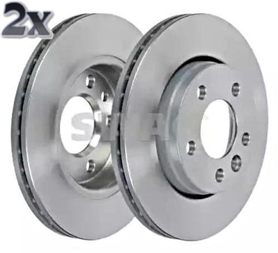 SWAG x2 pcs Brake Disc Rear For VW Multivan T5 T6 03-15 7E0615601D | eBay