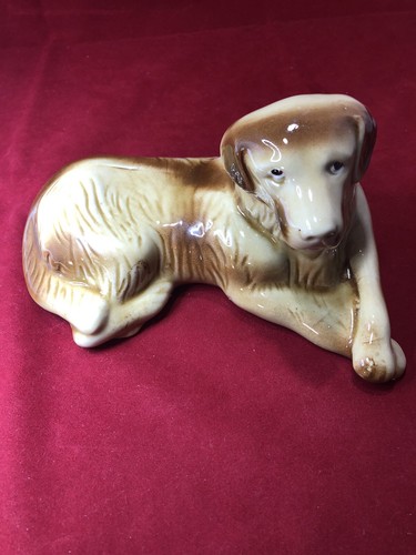 Vintage Labrador Retriever Dog Ceramic Figurine Statue Made in Brazil ...