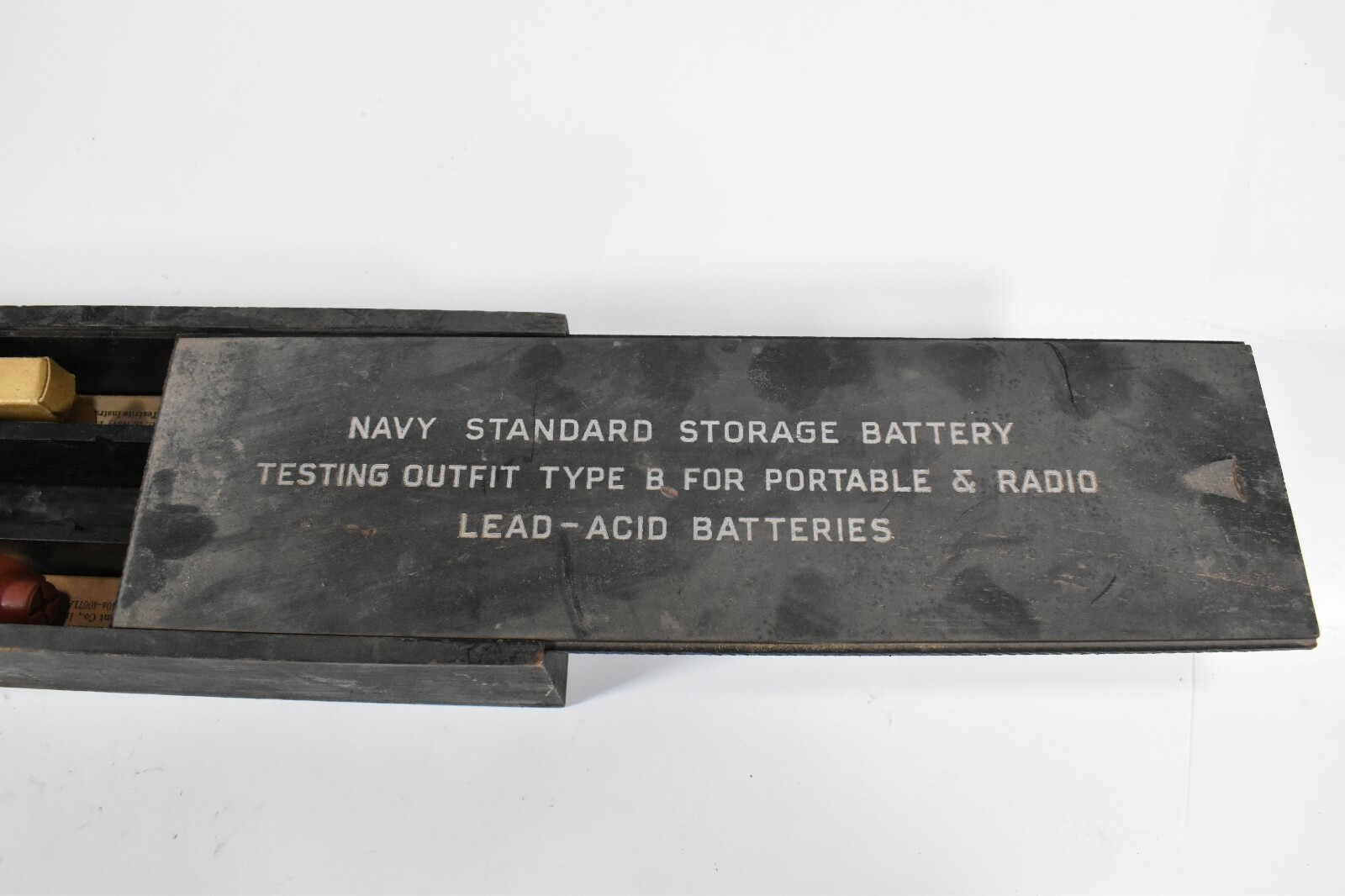 Vintage Navy Standard Storage Battery Testing Outfit Type B, Kimball ...