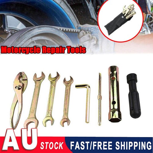 7 Pcs Universal Motorcycle Durable & Compact Tool Kit For Honda ...