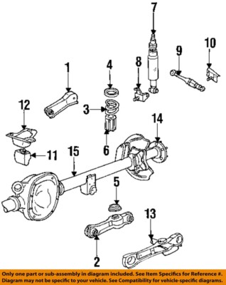 FORD OEM 94-04 Mustang Suspension Components-Damper Assy Bracket ...