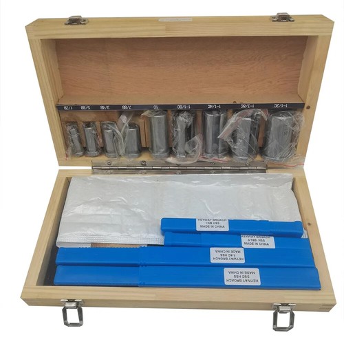 18pcs HSS Metric Keyway Broach Set 4/5/6/8mm Broaches 12-28 Cutting ...