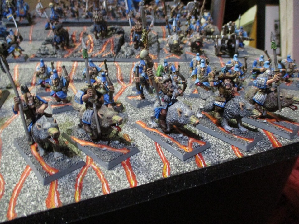 Huge Chaos Dwarfs Army Warhammer The Old World professionally painted ...