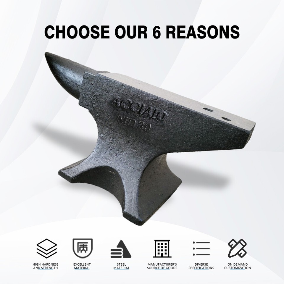 Single Horn Anvil 66Lbs Cast Steel Anvil Blacksmith for Sale Forge ...