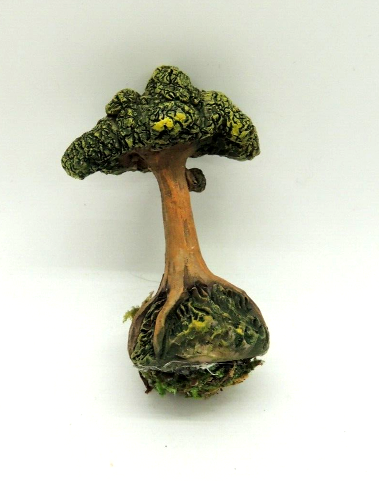 Miniature Clay Gnome Set 5 Gnomes 1 Tree Fairy Garden Diorama Fall ...