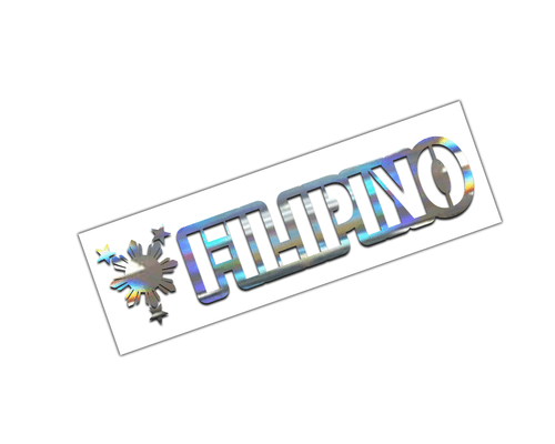 Filipino Vinyl Decal Sticker Pilipinas Pinoy Philippines Bumper Window ...