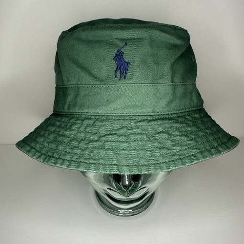 Polo Ralph Lauren Green Classics Bucket Hat L/XL Large/XLarge NWT 100% ...