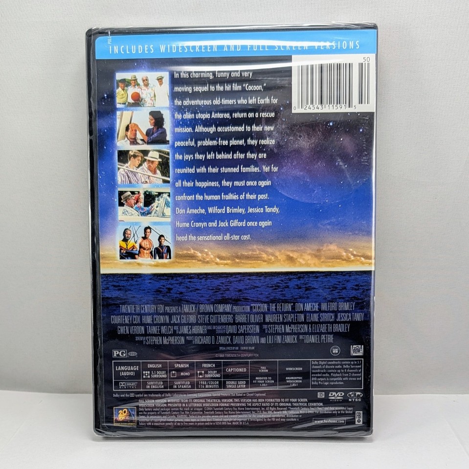 Cocoon: The Return (1988) 20th Century Fox DVD | Brand New SEALED | eBay