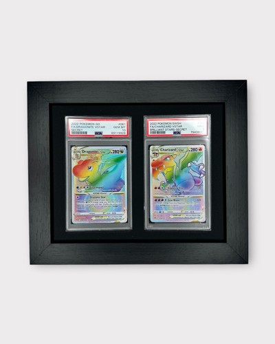 Display Wall Frame 2 Grid Compatible with PSA/CGC for Pokémon/NBA ...