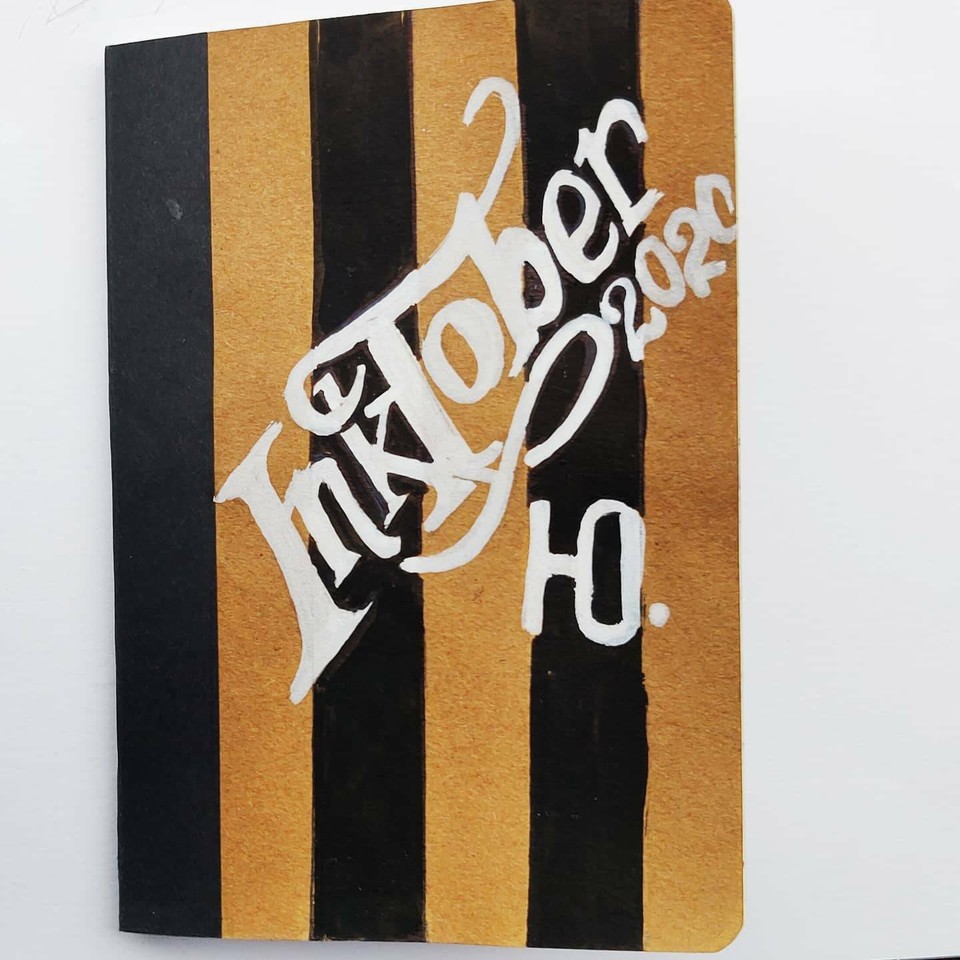 31 ink red wine drawing illustrations sketchbook inktober 20 Yulia A ...