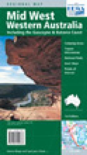 Mid West Western Australia Map by Not Available (Sheet Map, Folded) for ...