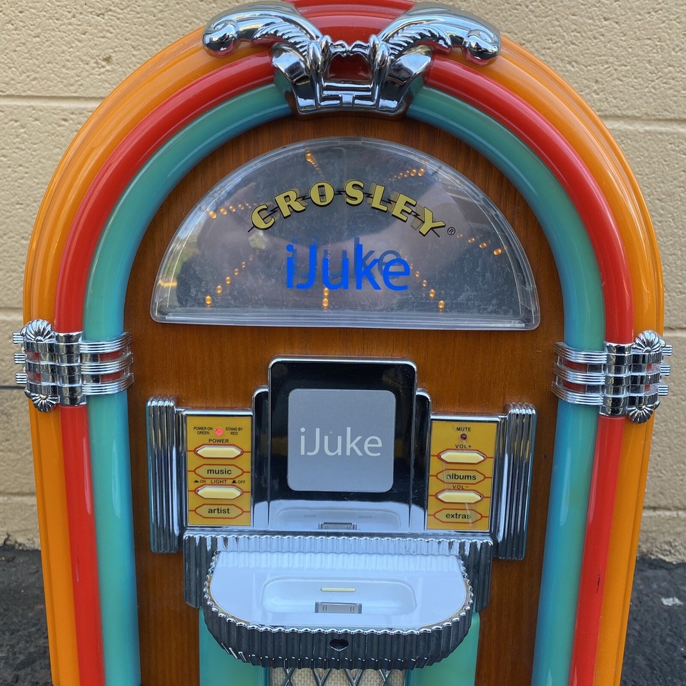 Crosley iJUKE Jukebox Apple iPod CR1701A With Remote | eBay