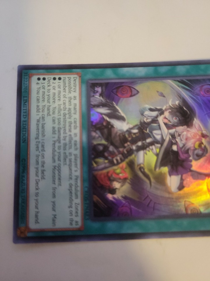 Yu-Gi-Oh! TCG Wavering Eyes CROS-ENAE3 Limited Edition Super Rare | eBay