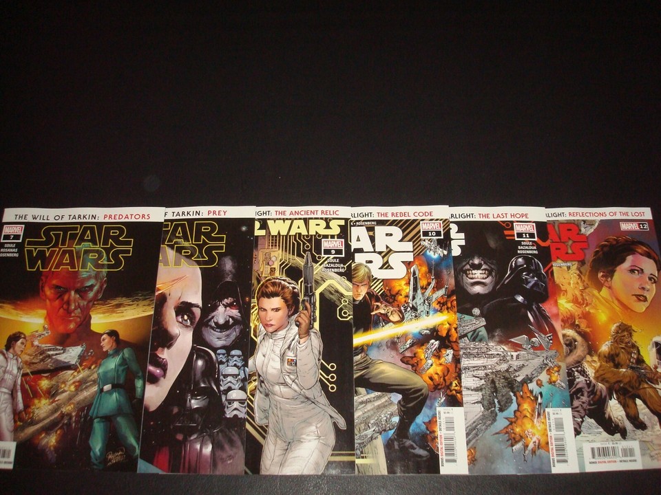 Star Wars 7 8 9 10 11 12 Complete Comic Lot Set Marvel Soule EXCELSIOR ...