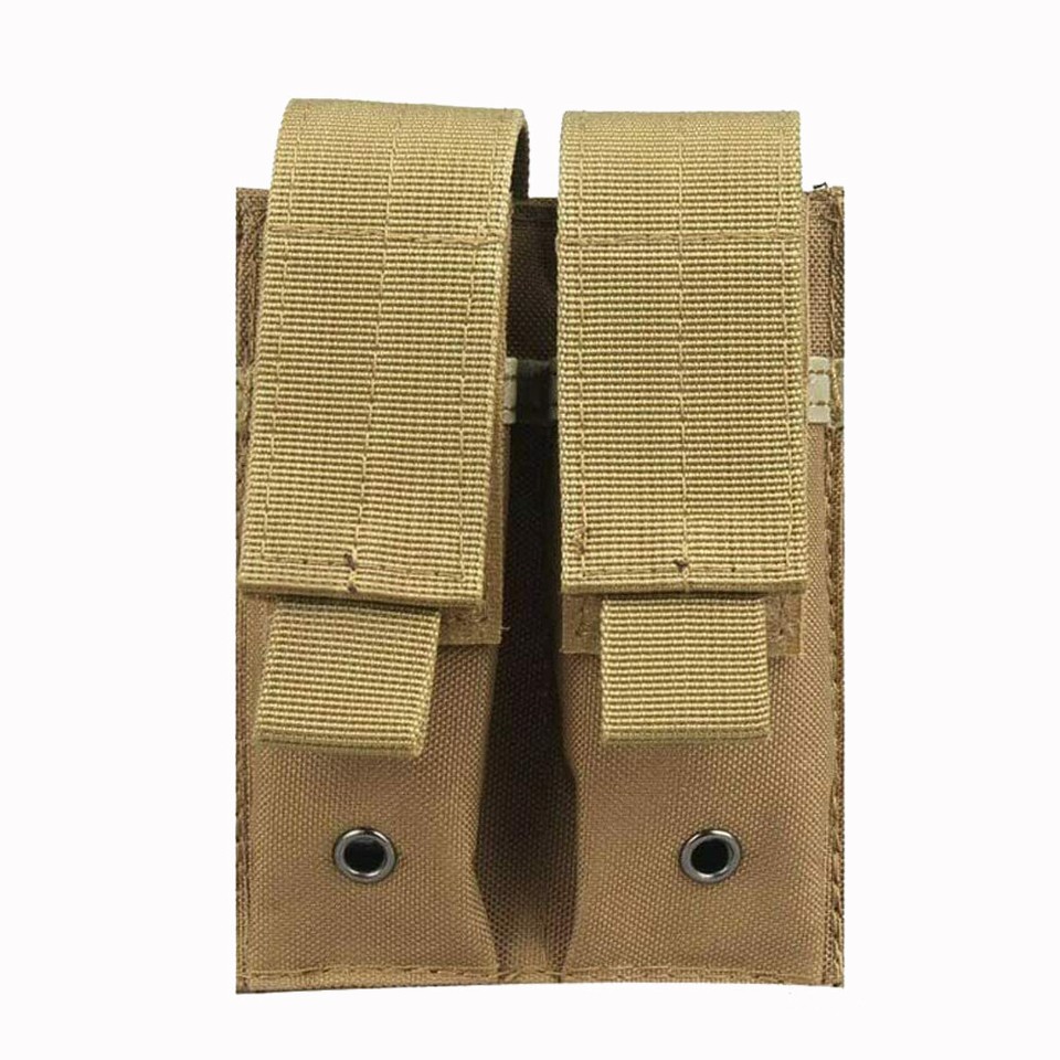Tactical Single/Double Stack Magazine Pouch Mag Holder for 1911/9mm To ...