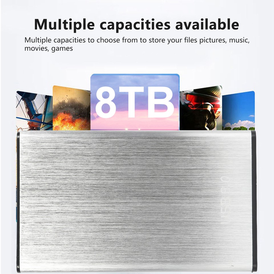 6/8/10/12TB Extreme Hard Drive High-Speed Transmission USB 3.0 Hard ...