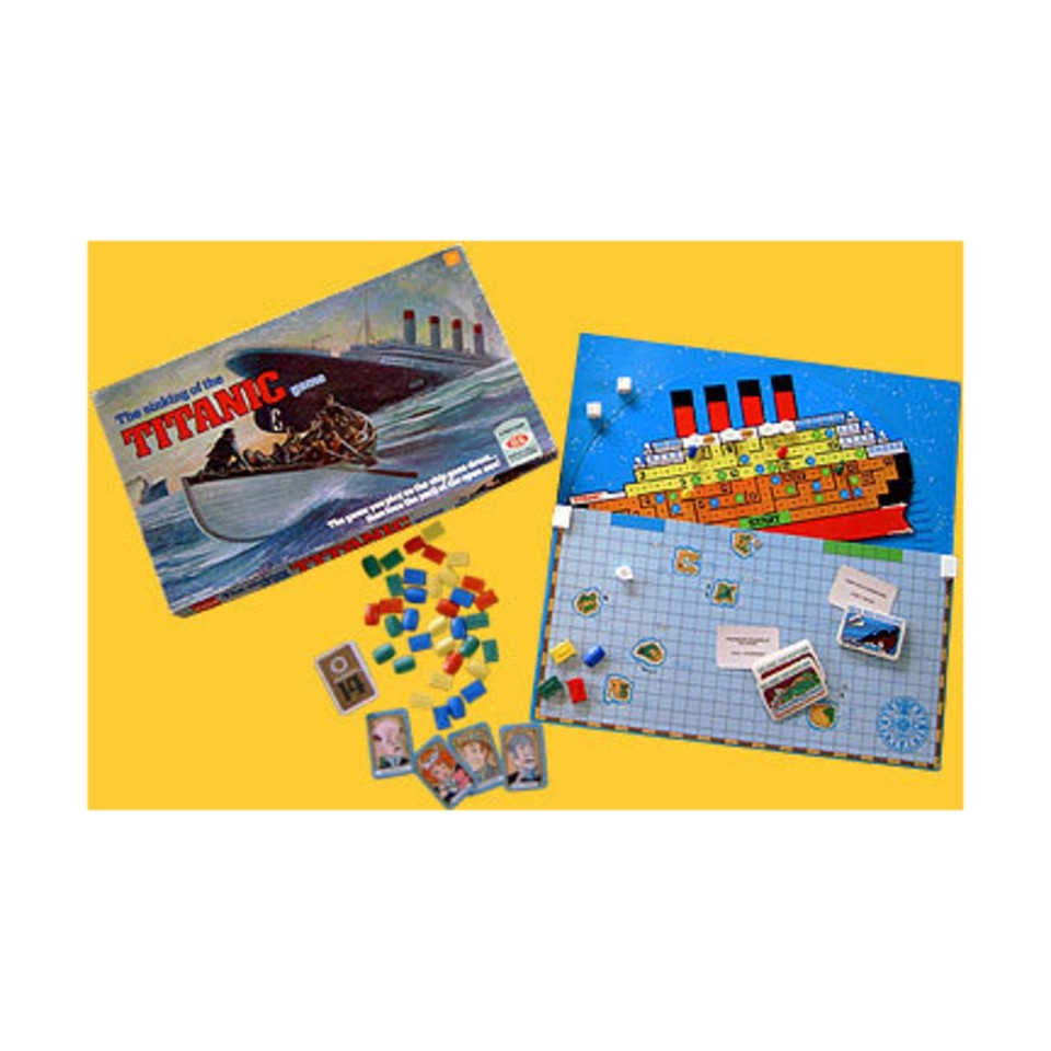 Ideal Boardgame Sinking of the Titanic Game Box Fair/VG | eBay