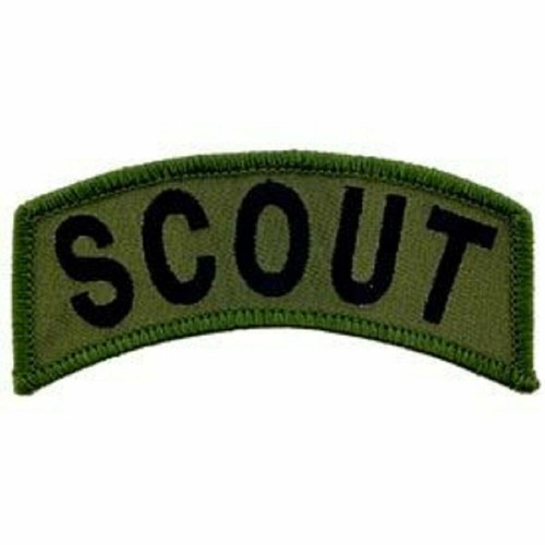 US Army, Scout Green - Novelty Patches, Embroidered Sew On Patch - 4" X ...