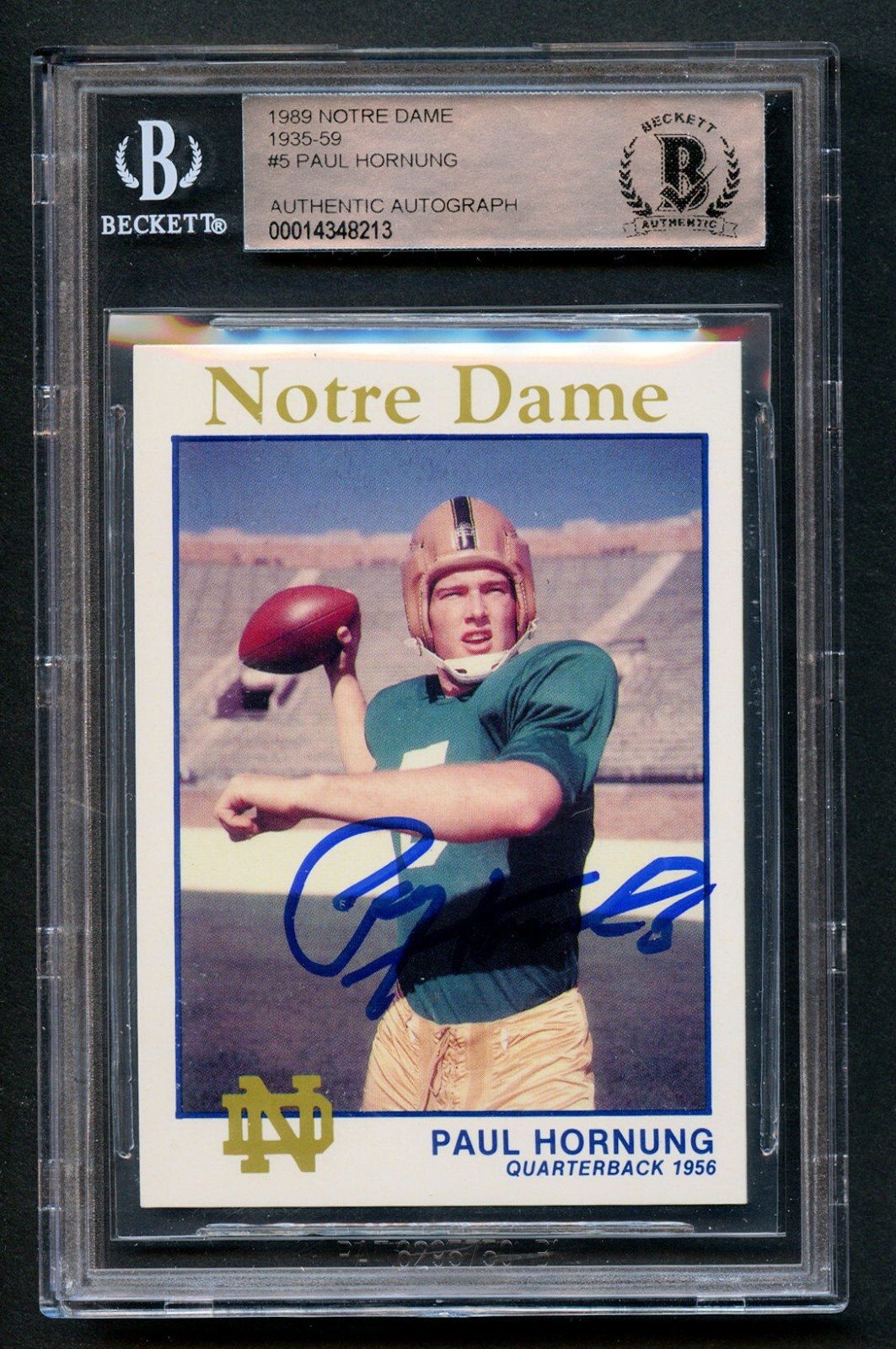 Paul Hornung Autographed Memorabilia | Signed Photo, Jersey ...