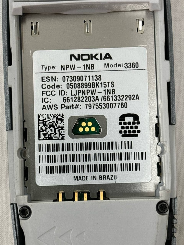 7 Lot Vintage Nokia 2125 3360 6820 3120 6010 Bar Collectible Wholesale ...