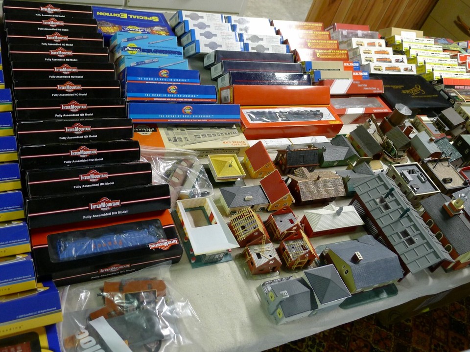Huge Lot of New & Used HO Model Train Items, Wholesale, Itemized Photo ...