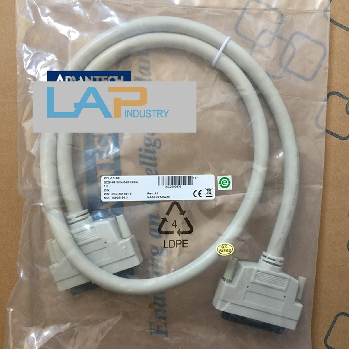 1PCS NEW FOR Advantech 68-pin SCSI cable PCL-10168-1E 1m eter ...