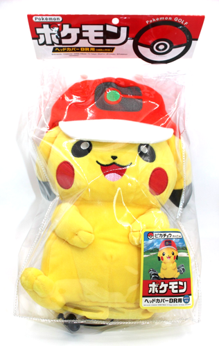 Pokemon Pikachu Cap ver. Golf Driver Head Cover PMHD004 460cc Yellow ...