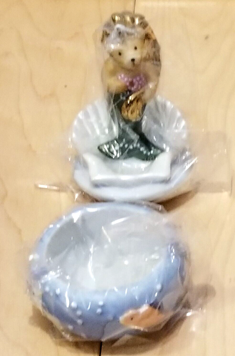 Muffy VanderBear Muffy Merbear Bisque Trinket Limited Ed 1999 Renewal ...