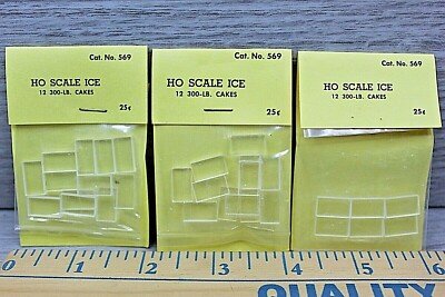 Alpine Division HO Scale Model Train Accessory #569 Ice Cakes (3) | eBay