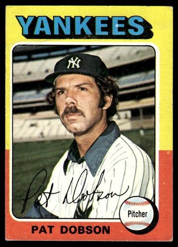 1975 Topps Pat Dobson #44 New York Yankees Baseball Card | eBay